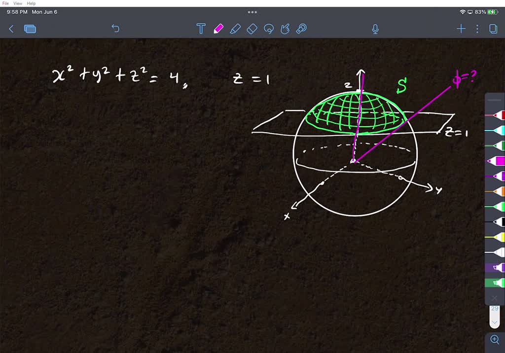 Solved Find A Parameterization Of The Surface Of The Sphere X Tp 2