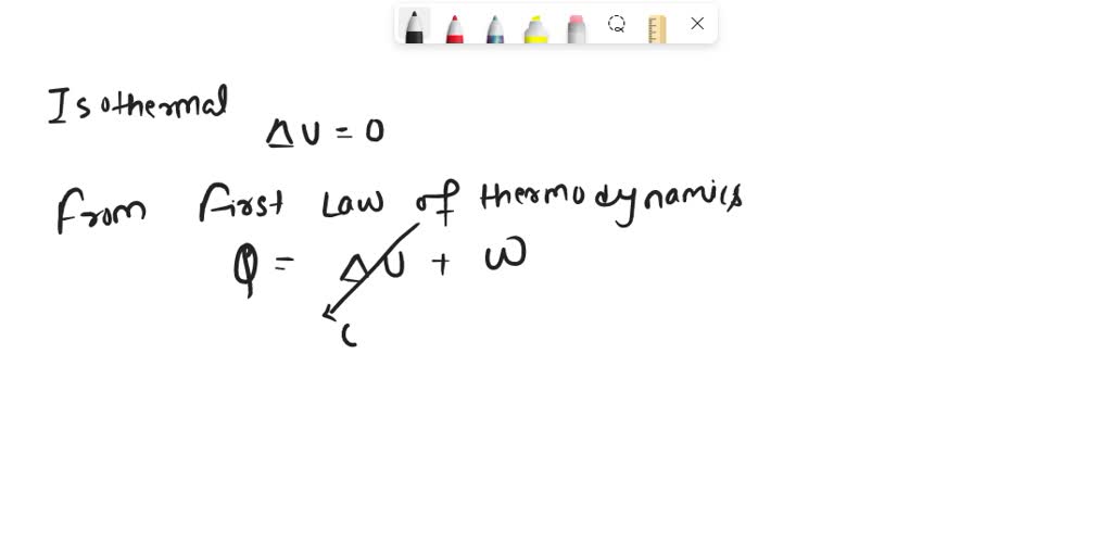 SOLVED: Three moles of an ideal polyatomic gas initially with a volume ...