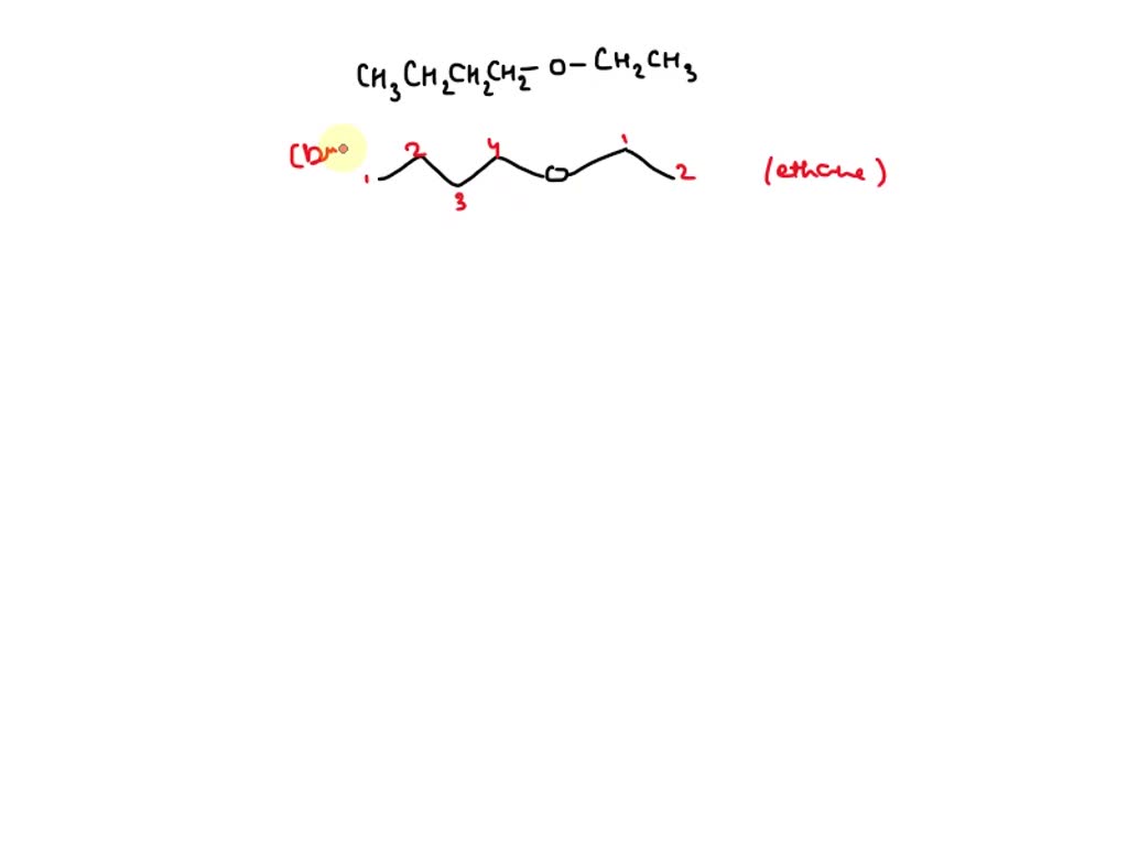 SOLVED: What is the IUPAC name for CH3CH2CH2CH2OCH2CH3? A. 1 ...