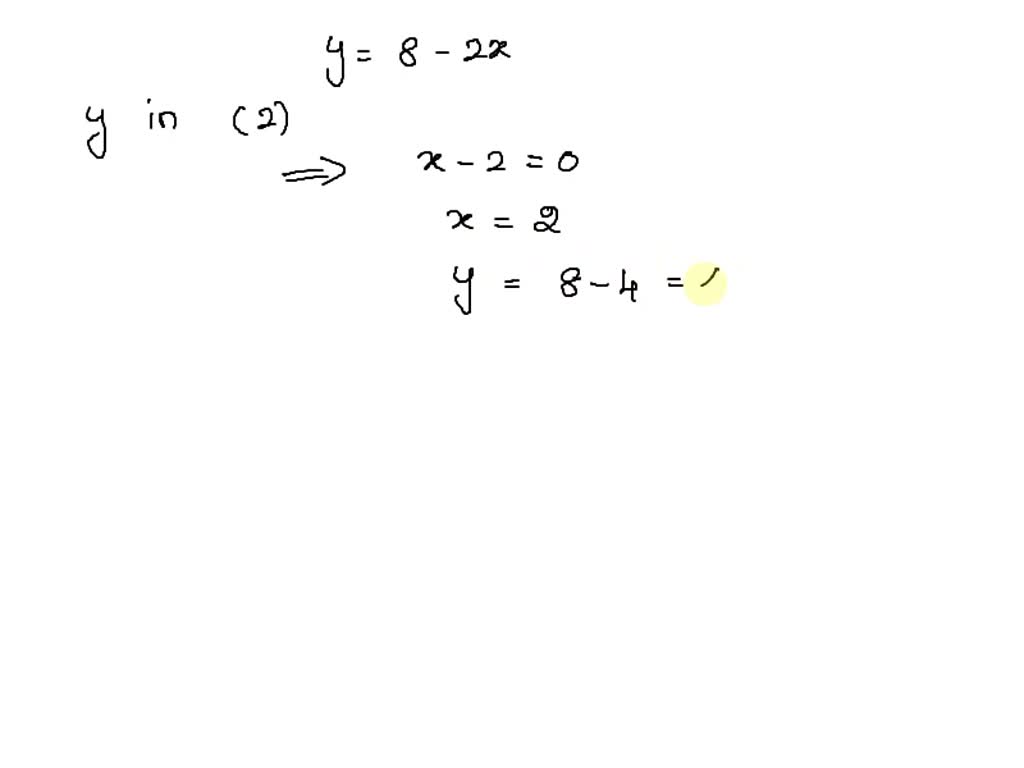 SOLVED: Find and graph all nullclines and find all equilibrium points for the system x' = 8x ...