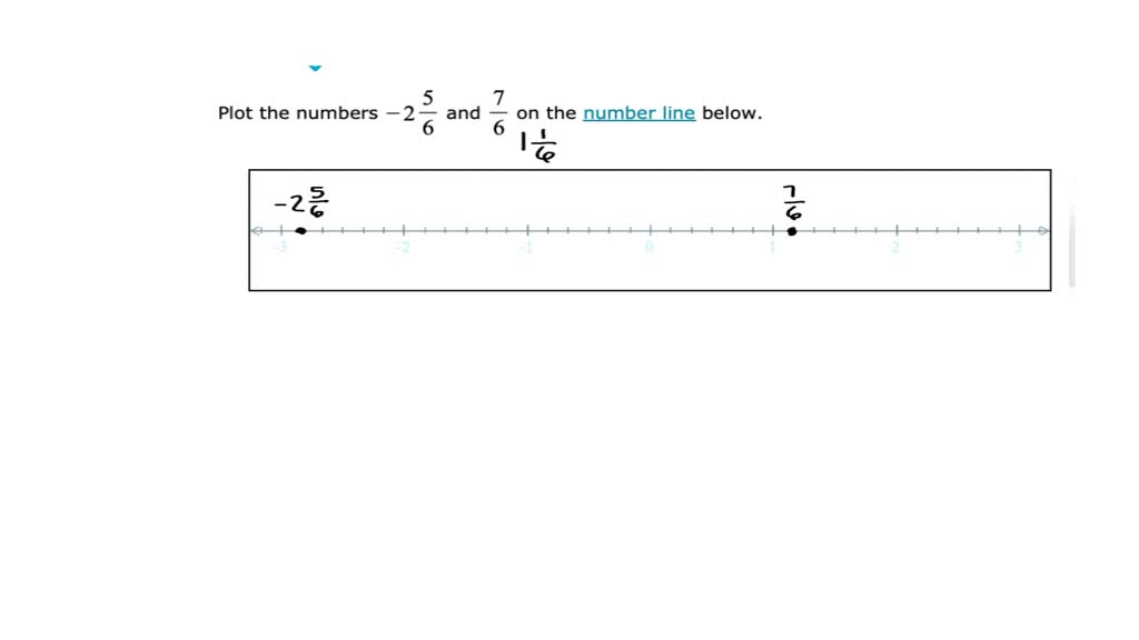 Draw a number line with appropriately labelled benchmarks and ...