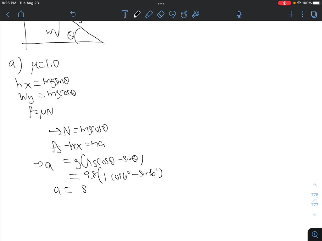 SOLVED: Calculate the maximum deceleration of a car that is heading ...