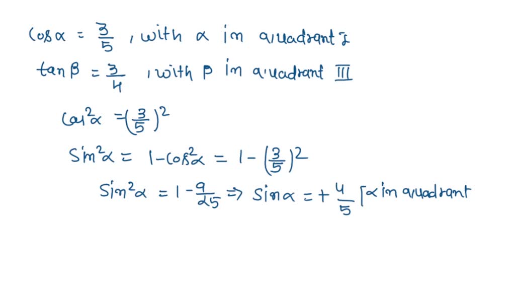 SOLVED: O TRIGONOMETRIC IDENTITIES AND EQUATIONS Sum and difference ...