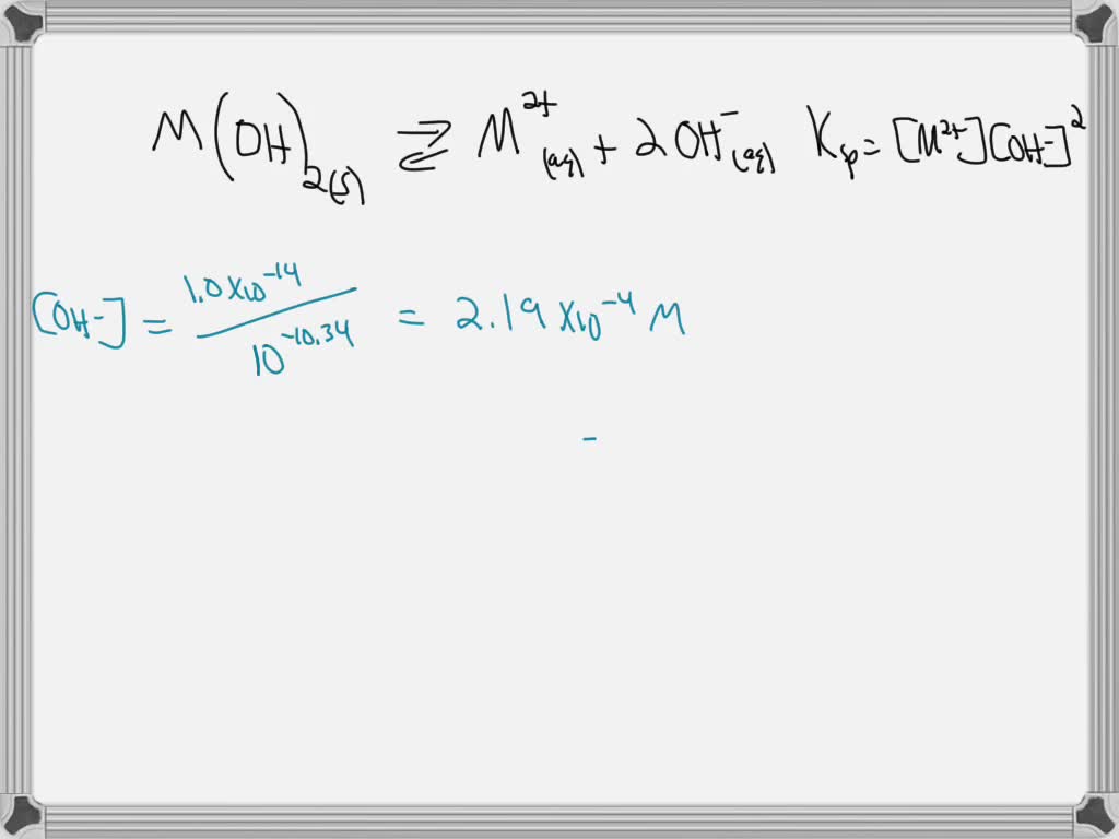 SOLVED At 22 an Excess Amount Of A Generic Metal Hydroxide M OH solved-at-22-an-excess-amount-of-a-generic-metal-hydroxide-m-oh