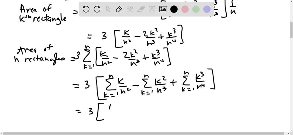 Solved For The Function Given Below Find Formula For The Riemann Sum Obtained By Dividing The