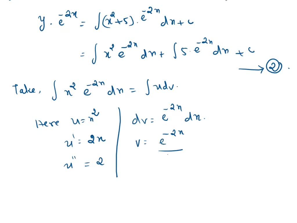 SOLVED: Determine the solution to the following differential equation l. .xy+y = x.(cosx + sinx ...