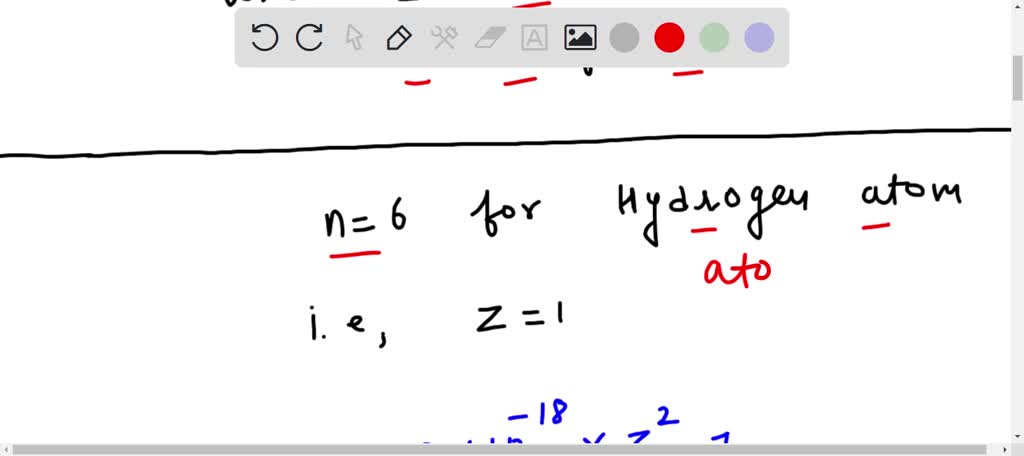 Solved Using The Bohr Model Determine The Energy Of An Electron With