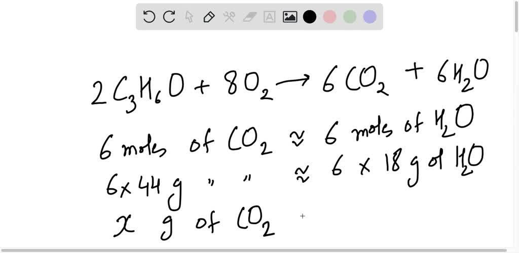 SOLVED: How many moles of CO2 and H2O will be produced by combustion analysis of 0.010 MOL of ...