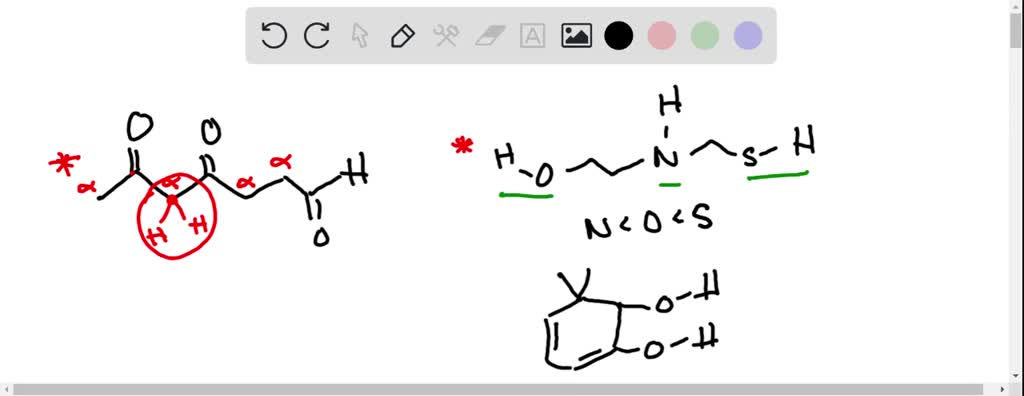 SOLVED: Circle the most acidic proton in each molecule: (Apt) HZN" NHs ...