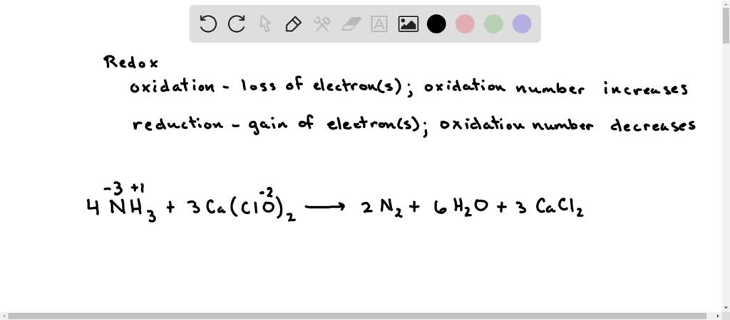 SOLVED: Using the redox reaction below, determine which element is ...