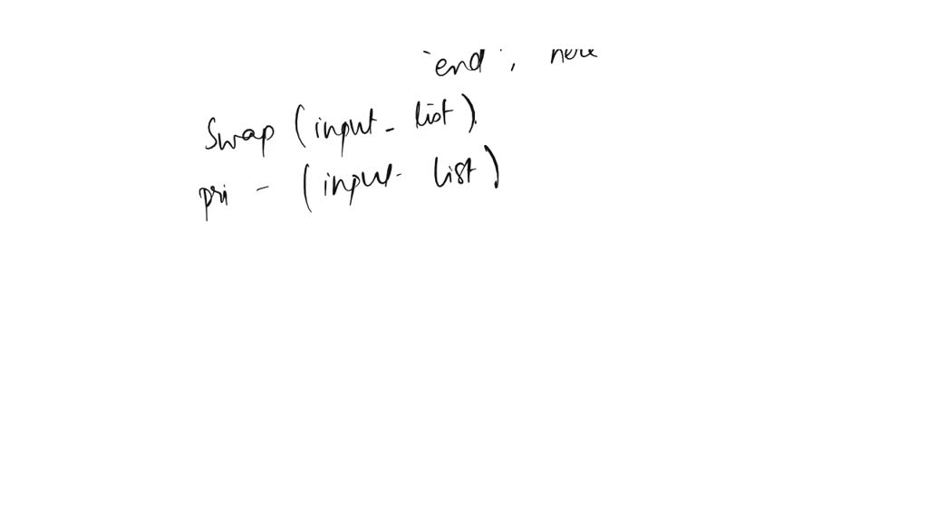 Solved Complete This Code To Swap The First And Last Element Of The Given Array Do Nothing If 