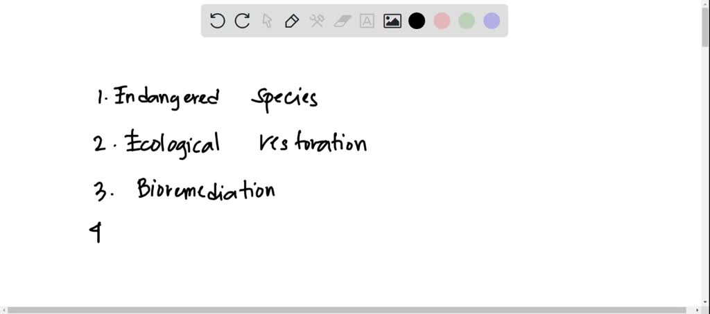SOLVED: Conservation biology seeks to conserve and may involve ...