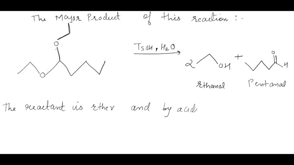 SOLVED: Draw the major product of this reaction: Ignore inorganic ...