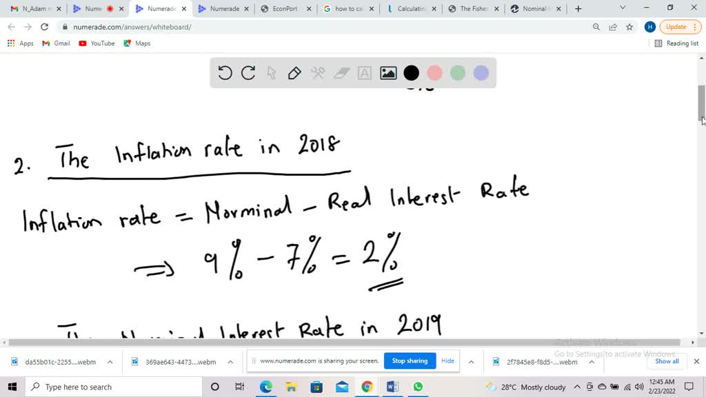 Nominal versus Real Returns - What was the arithmetic average annual ...