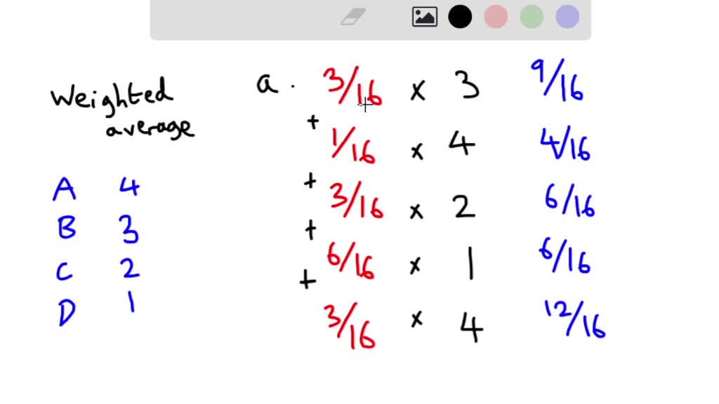SOLVED: Weighted Averages Simpson's Paradox (2.5) 18. GPA: Consider the ...