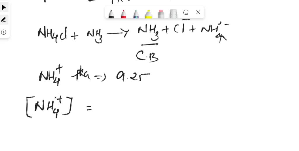 Solved A Buffer Is Made By Combining 20 0 Ml 0 250 M Nh4cl With 30 0