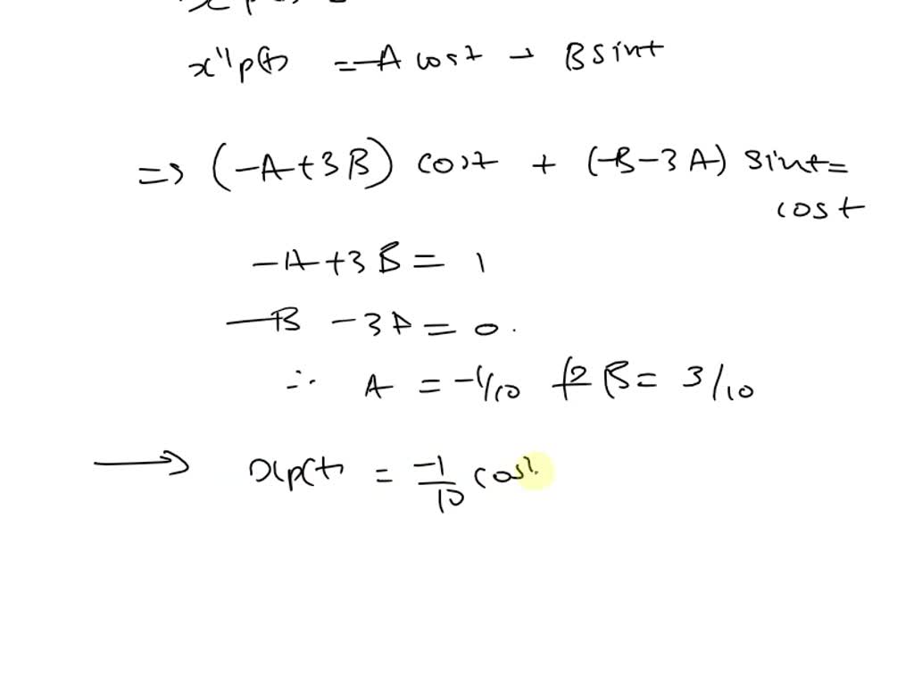 SOLVED: Solve the system of differential equations. Assume x and y are both functions of t. Find ...