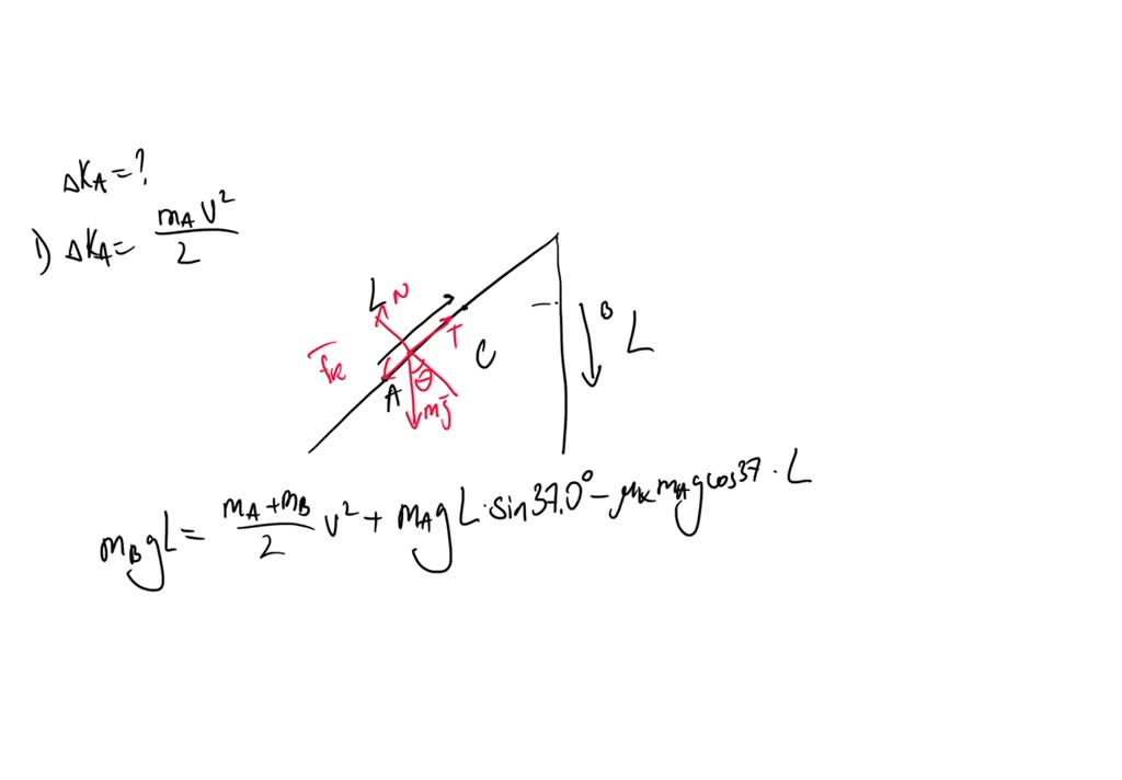 SOLVED: 'Two blocks, A and B (with mass 50 kg and 100 kg, respectively ...