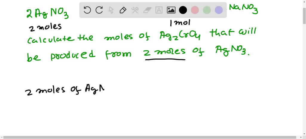 SOLVED: 5) Given that 1 mol of NiCl2 6H2O with excess AgNO3 ...