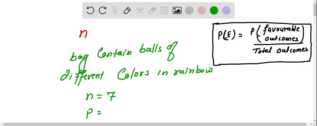SOLVED: There is a bag with identical balls of different colours which ...