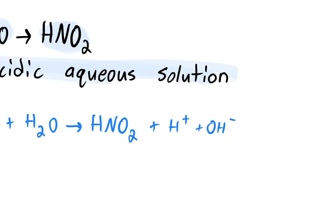 SOLVED Nitrous Acid HNO2 Disproportionates In Acidic Solutionto SOLVED Nitrous Acid HNO2 Disproportionates In Acidic Solutionto