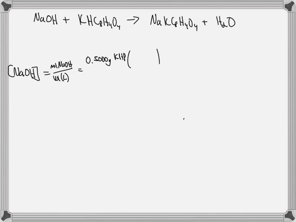 SOLVED: A particular solution of NaOH is supposed to be approximately 0 ...