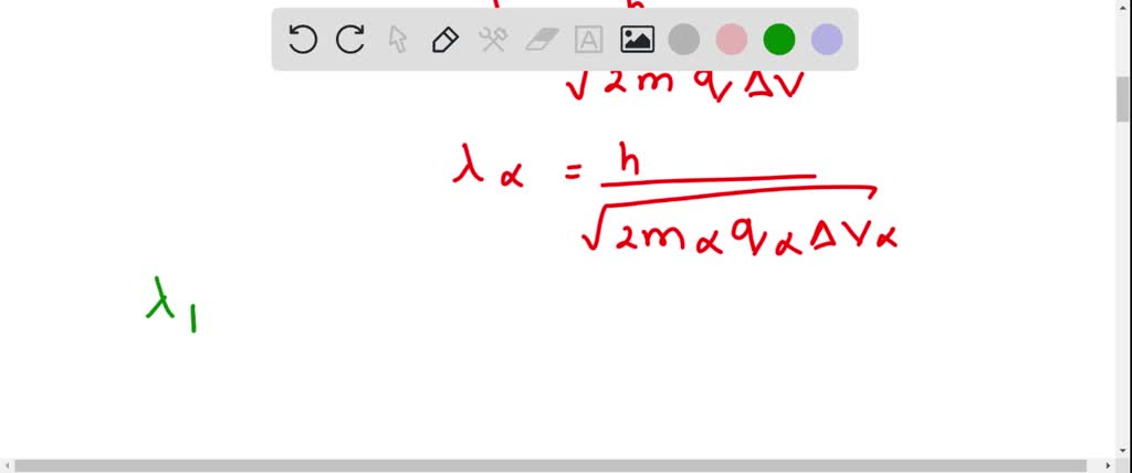 SOLVED: A proton when accelerated through a potential difference of V , has a de Broglie ...