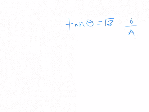 sketch a triangle that has acute angle theta find the other 5 ...