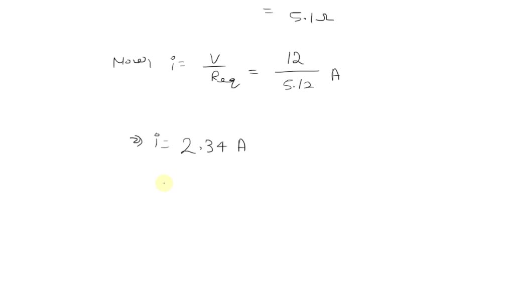 SOLVED: Find the values of vs, v1, and i2 in the figure below. Show all work.