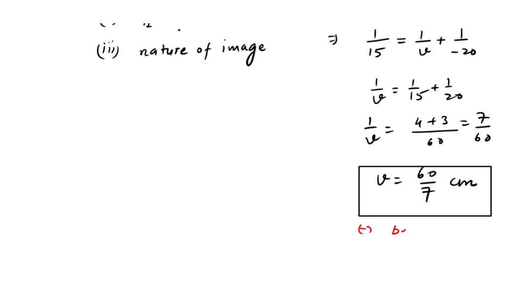 SOLVED: An object 5cm in length is placed at a distance of 20 cm in ...