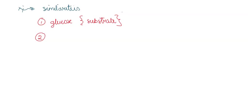 SOLVED: 3a. What are the similarities and differences between aerobic ...