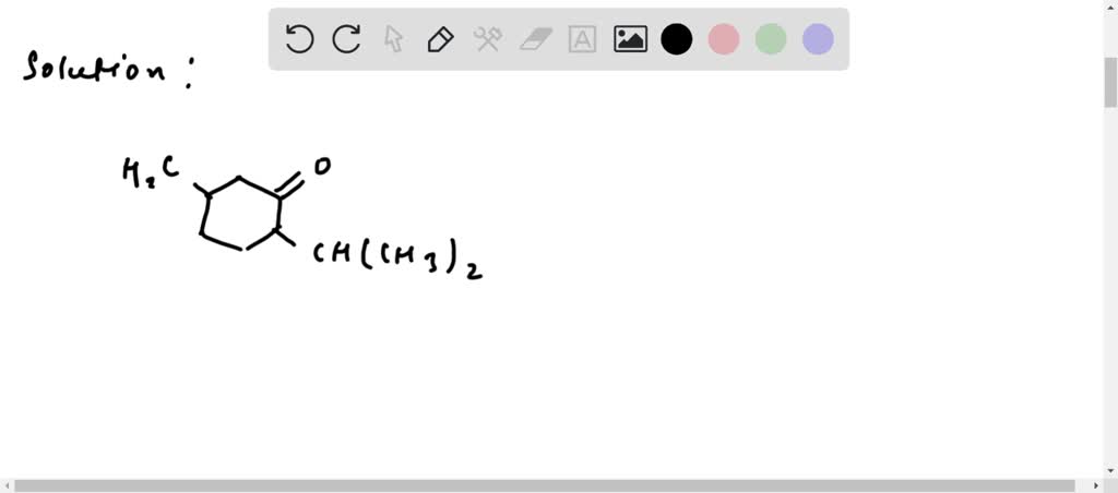 SOLVED: Menthone and menthol are both isolated from mint. Explain why ...