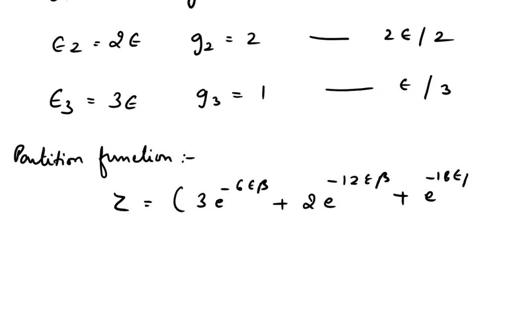 SOLVED: Q7. The partition | function for the Maxwell Boltzmann distribution is given by Z = EK-A ...
