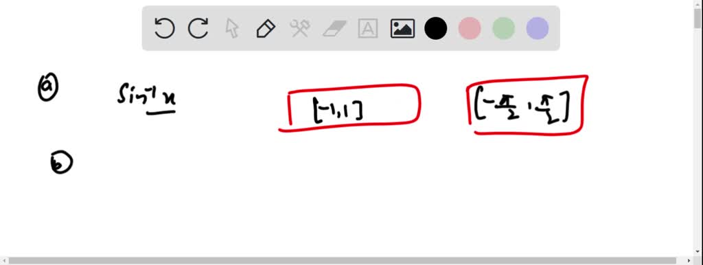 SOLVED: The inverse sine, inverse cosine, and inverse tangent functions ...