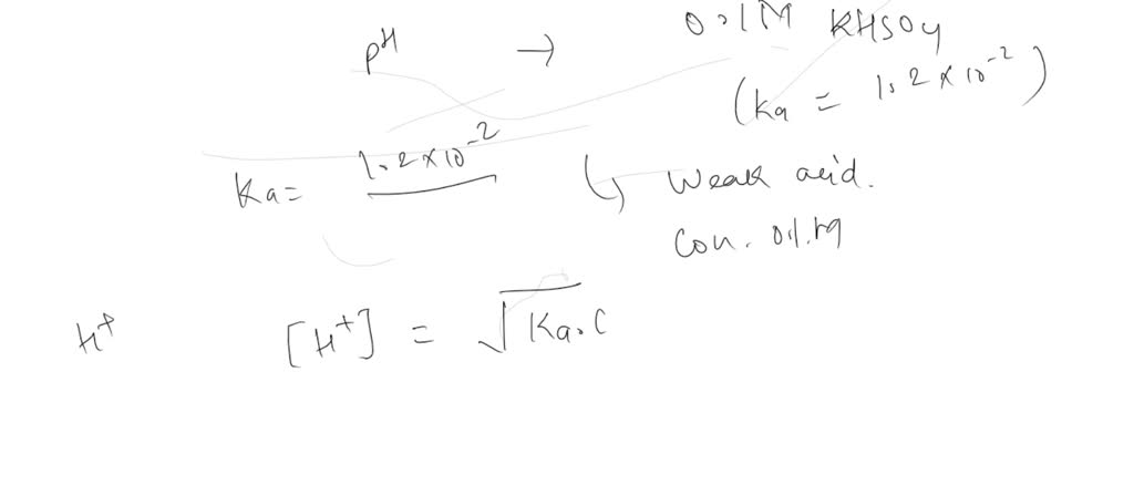SOLVED: Calculate the pH of 2.2 M H2SO4. The Ka values for H2SO4 are ...