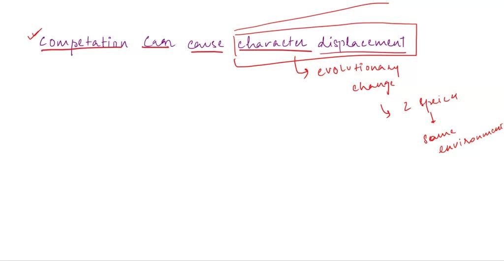 SOLVED: QUESTION As seen in the Galapagos finch example, competition ...