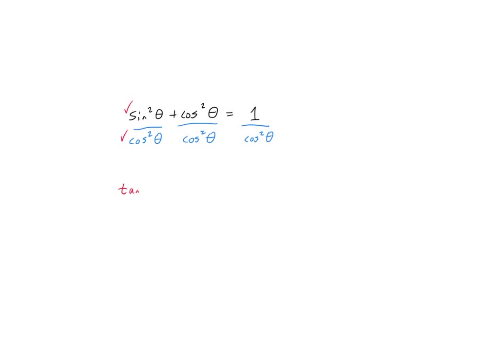SOLVED: Use the first Pythagorean identity to prove the second. [Hint ...