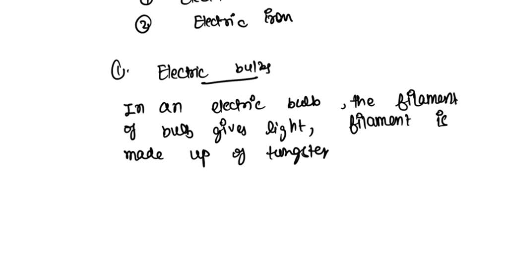 SOLVED: explain any two practical applications of heating effect of ... SOLVED: explain any two practical applications of heating effect of ...