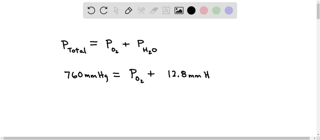 SOLVED: Calculate the partial pressure of O2 (PO2, mm Hg) in dry air in ...