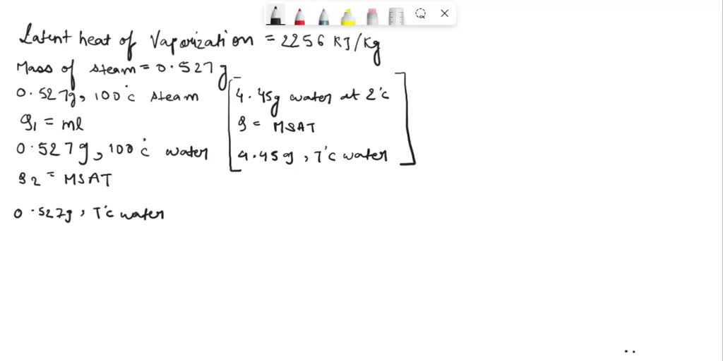 SOLVED: Using the formula Q = mCÎ”T, what is the final temperature of ...