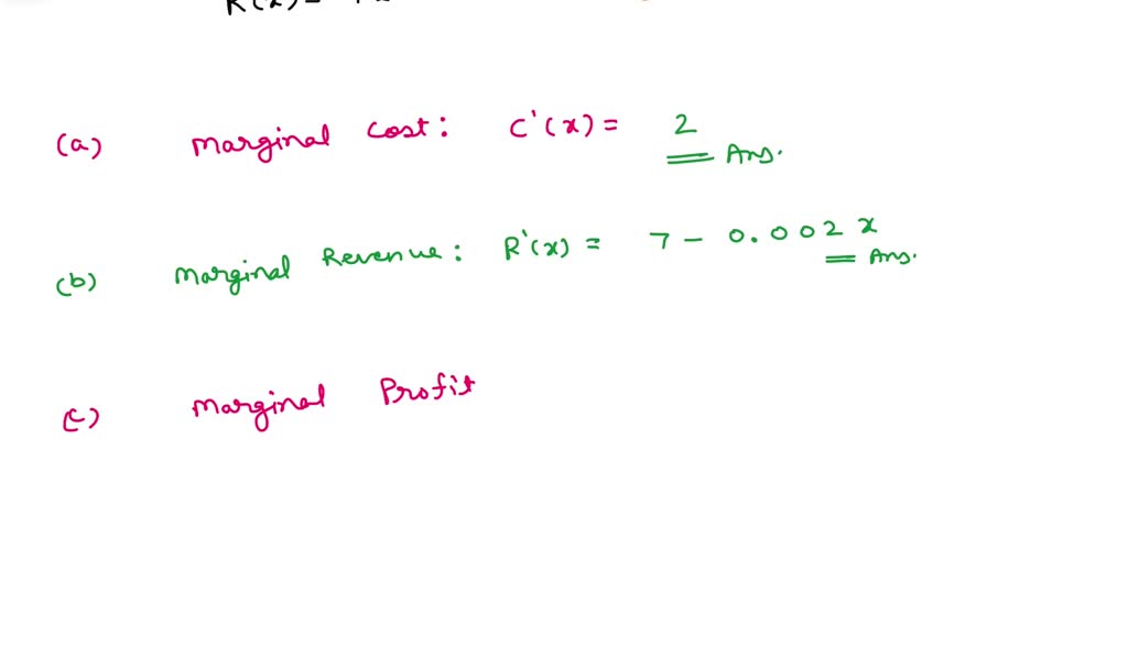 SOLVED: '1. Using marginal analysis to find the optimal quantity of ...
