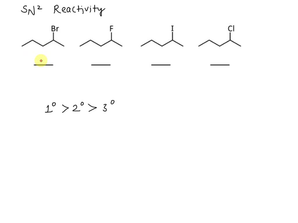 SOLVED: Rank the alkyl bromides by Sn1 reactivity: The most reactive is 1, and the least ...