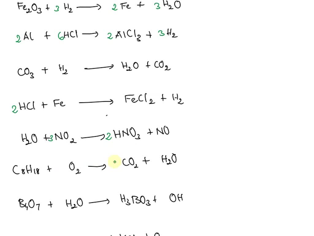 SOLVED: Balance each of the following chemical equations: 1. Na + Cl2 ...
