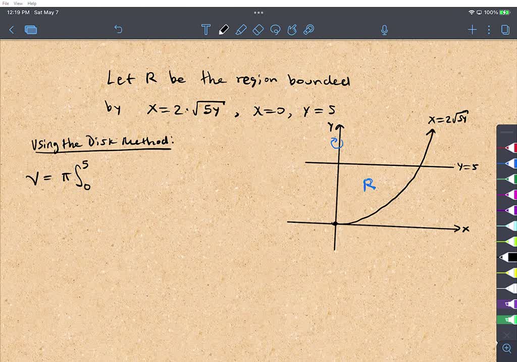 SOLVED: Question 5 (4 points) Listen Find the volume of revolution of ... SOLVED: Question 5 (4 points) Listen Find the volume of revolution of ...