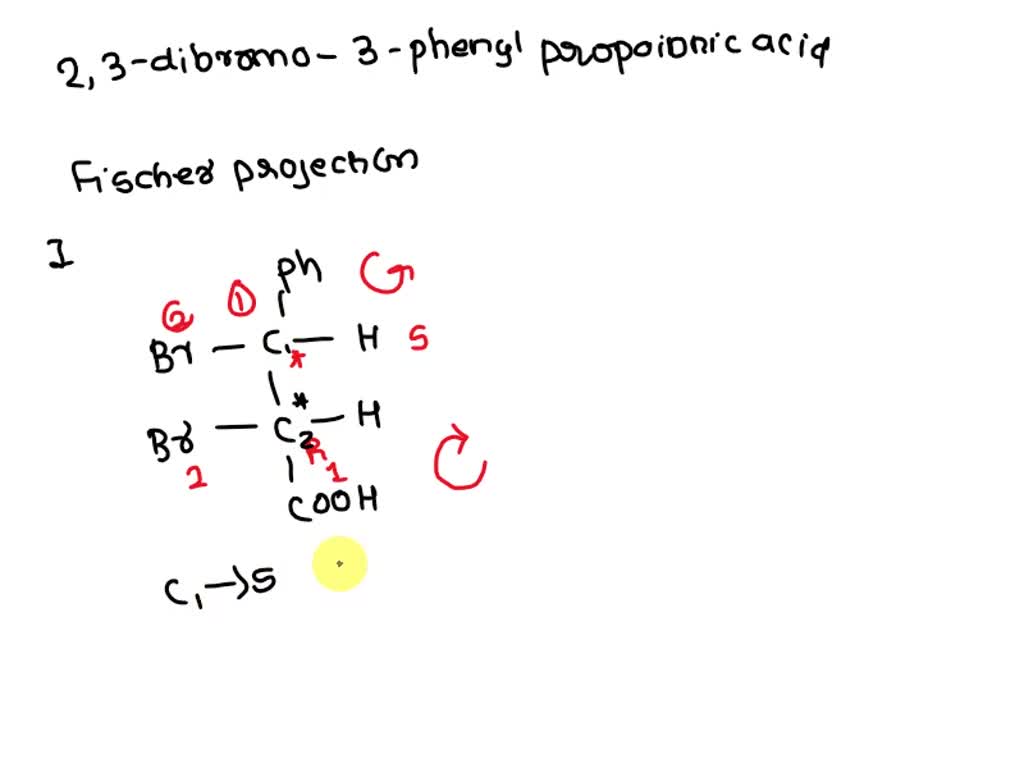 SOLVED: Draw structures of all possible stereoisomers of 2,3-dibromo-3-phenylpropionic acid in ...