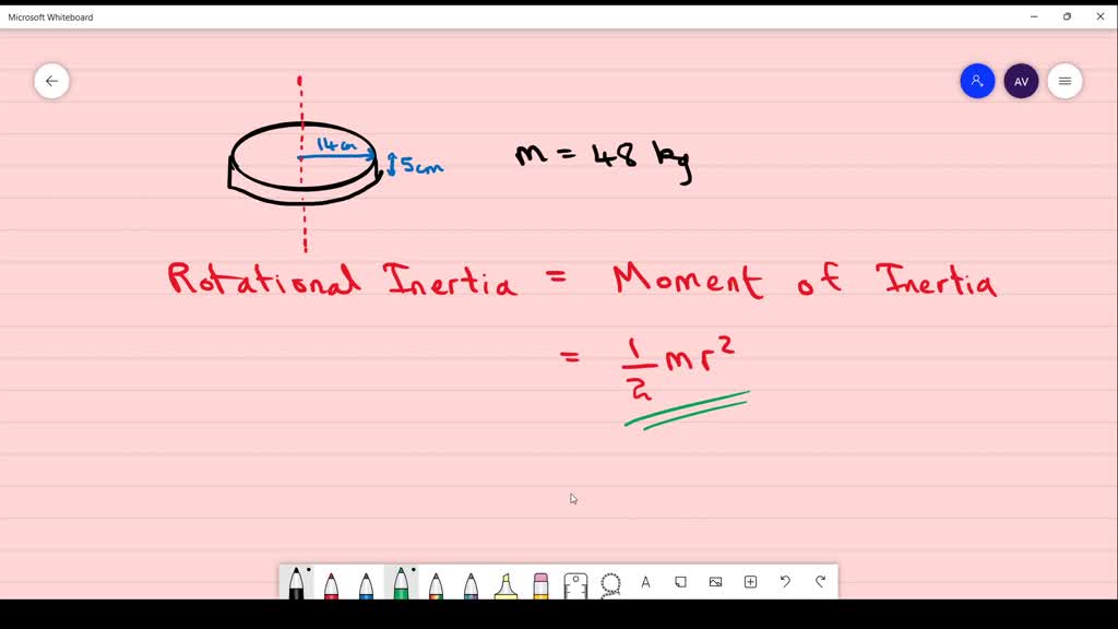 SOLVED: Problem 08.002 - Rotational inertia of a solid iron disk What ...