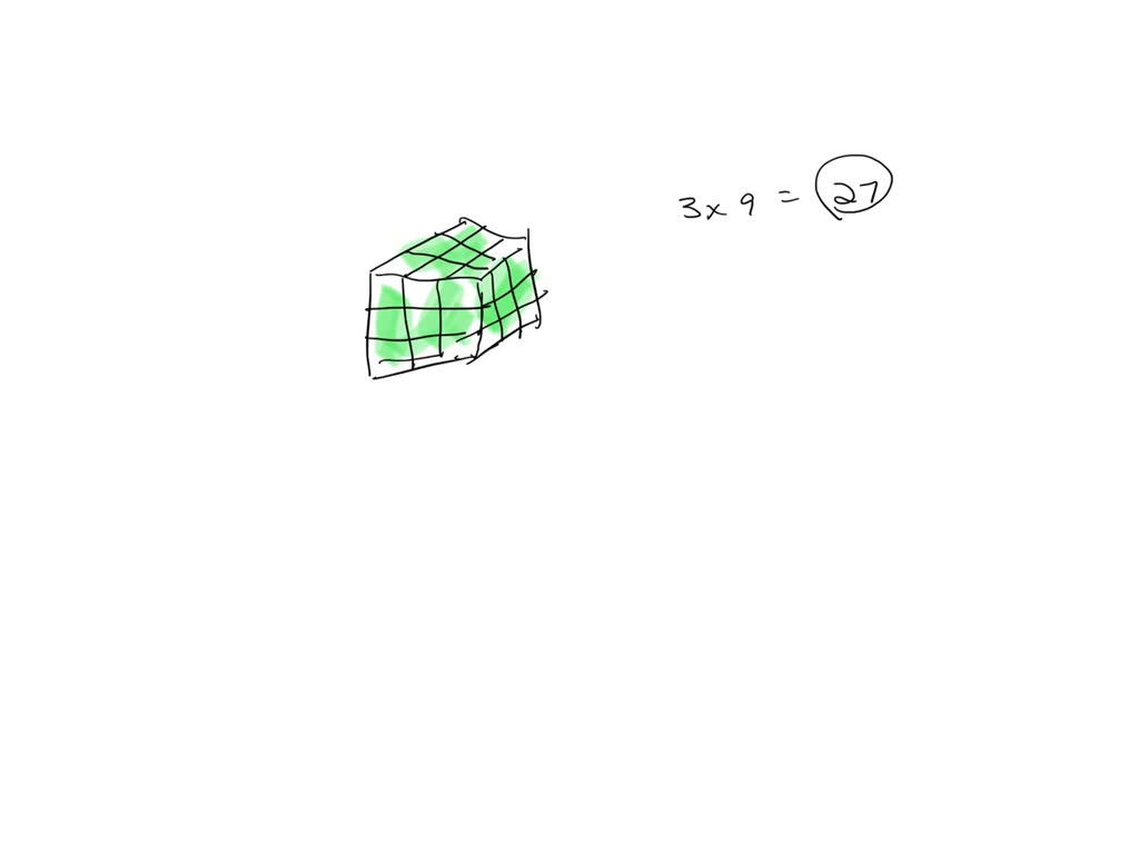 SOLVED: A wooden cube, after being painted all over with a single color; is cut into smaller ...