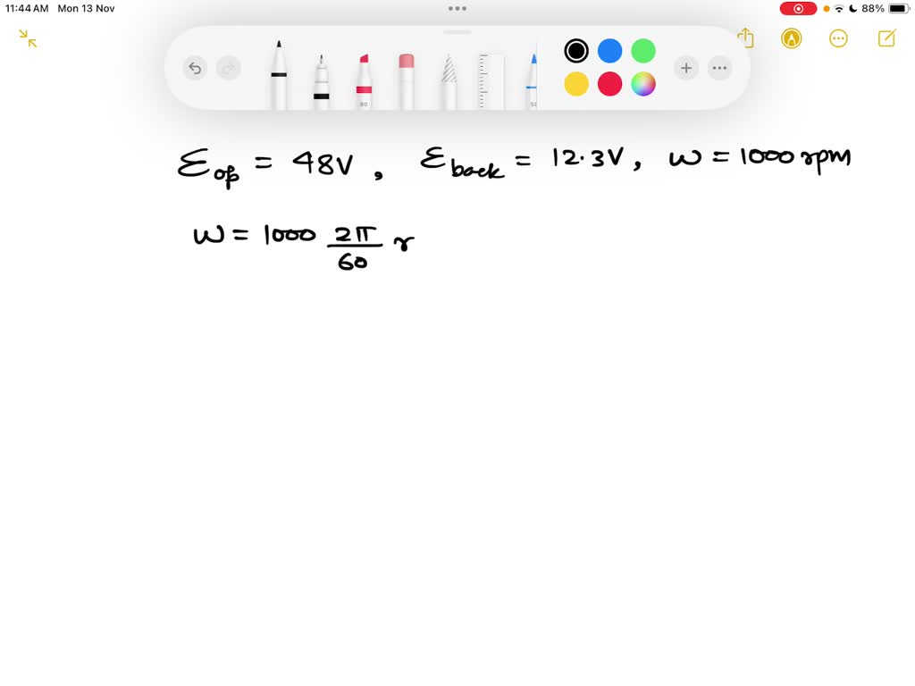 SOLVED: A 3-phase PMSM motor designed to operate at a voltage of 48V DC ...