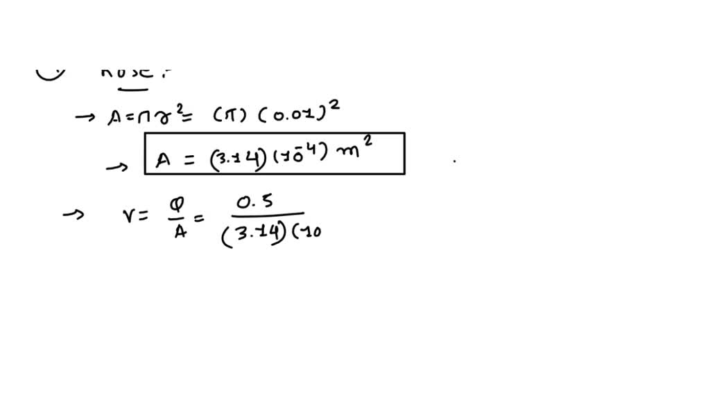 A Nozzle With A Diameter Of 0 500 Cm Is Attached To A Garden Hose With