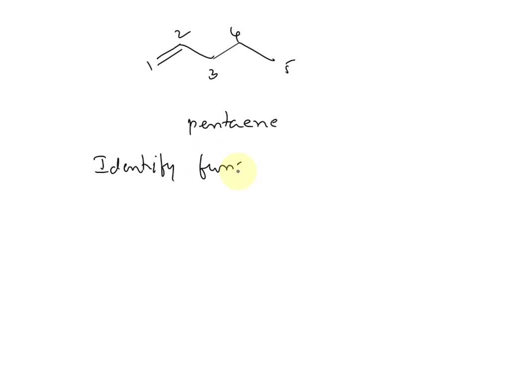 SOLVED: Identify the functional group(s) that appear in the molecule ...